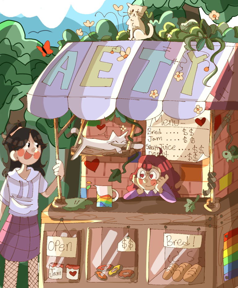 Little bakery in the woods - ibisPaint