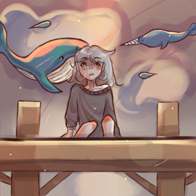 tried drawing my oc in another style - ibisPaint