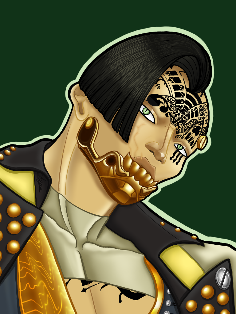 Finn (Arcane) gold practice - ibisPaint