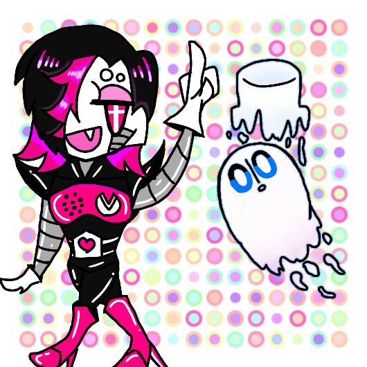 Mettaton&Napstablook - ibisPaint