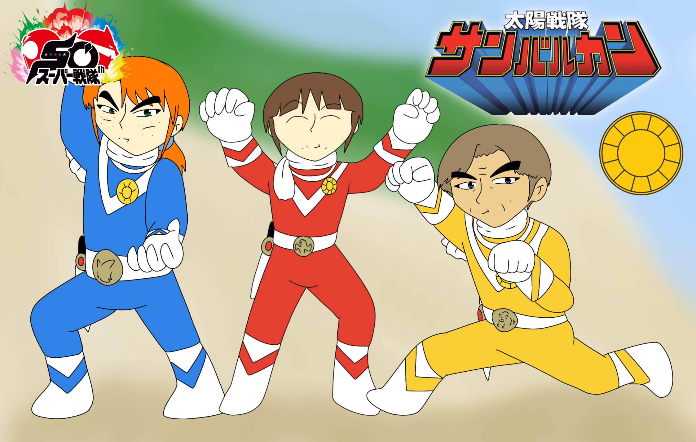 Taiyou Sentai Sun Vulcan - ibisPaint