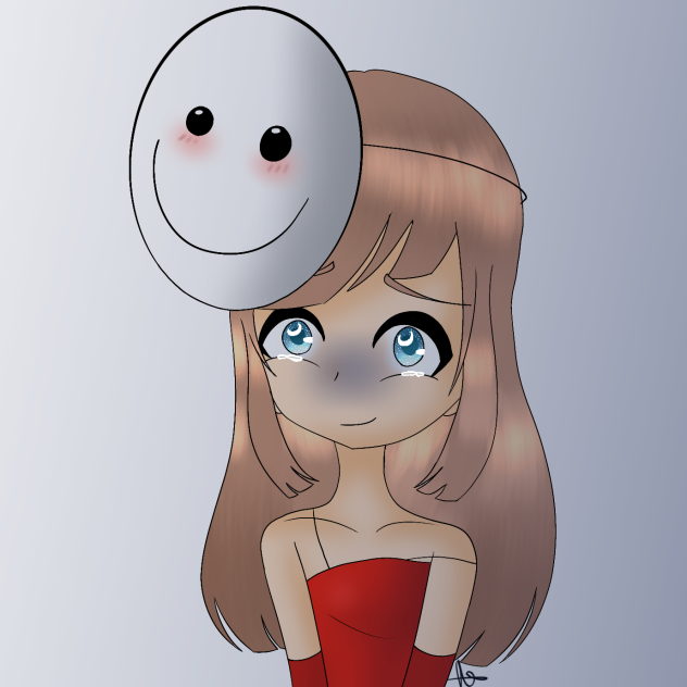 Fake smile - ibisPaint