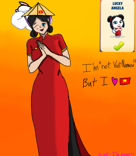 Lucky Angela (traced) - ibisPaint