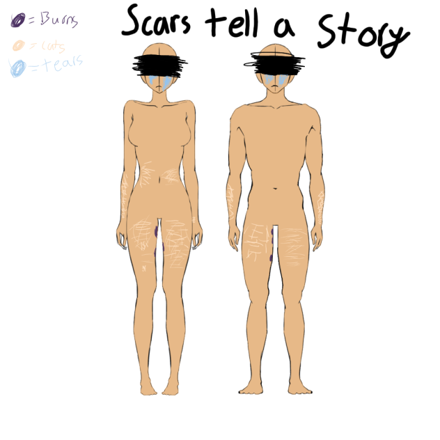 scars tell a story - ibisPaint