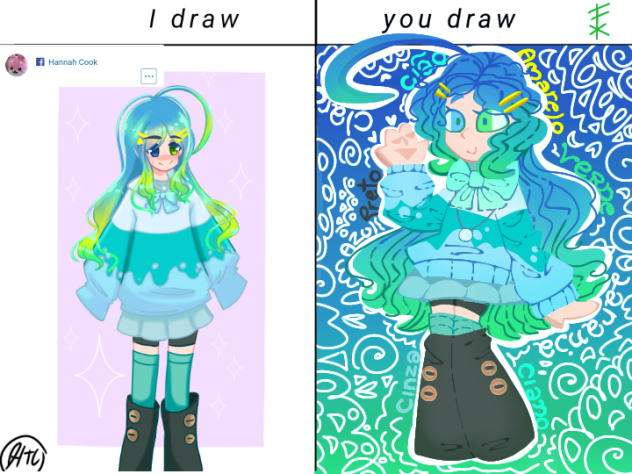 i draw you draw with Hannah Cook - ibisPaint