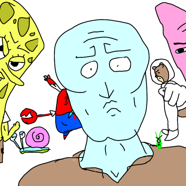 squidwards bizarre weeks - ibisPaint
