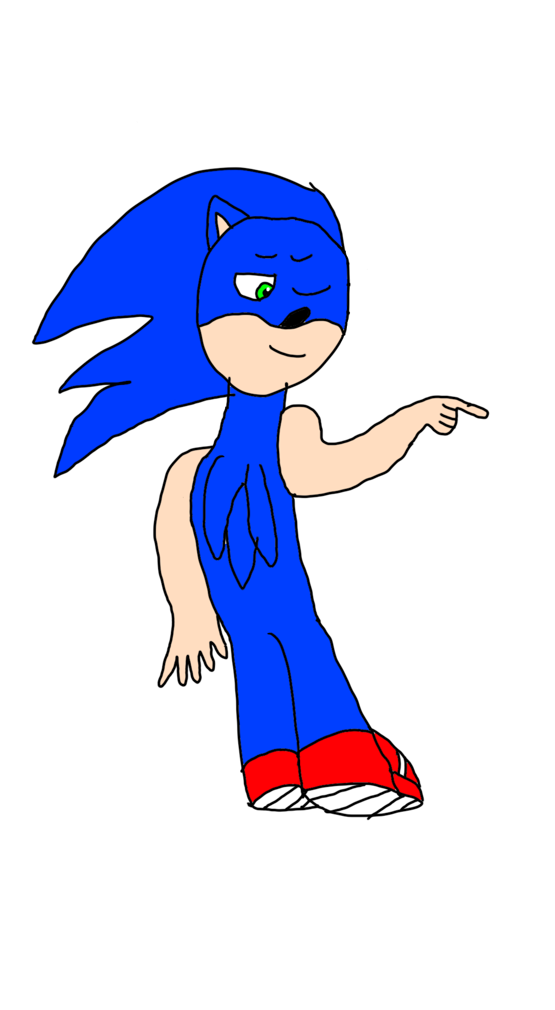 Sonic the dork sonic speedpaint - ibisPaint