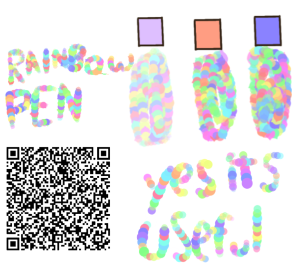 Rainbow pen - ibisPaint