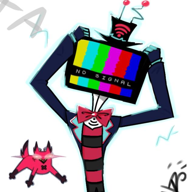 Vox and Alastor Cat - ibisPaint