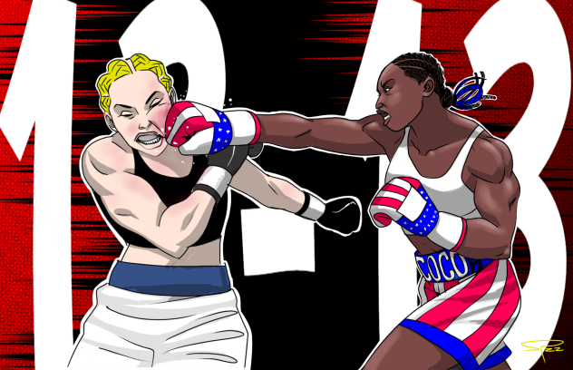 Claressa Shields the world champion - ibisPaint