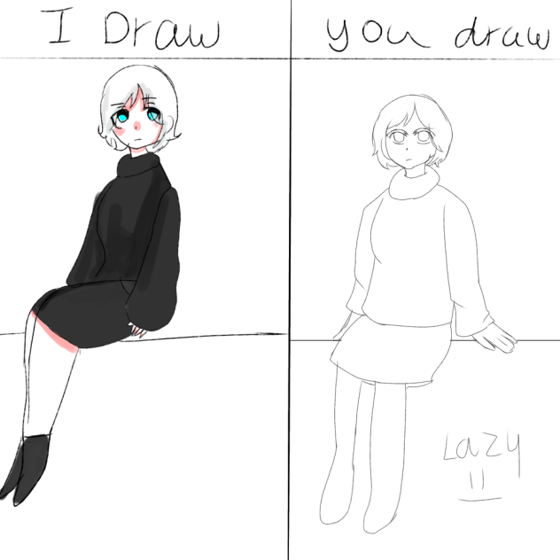 Lazy collab - ibisPaint