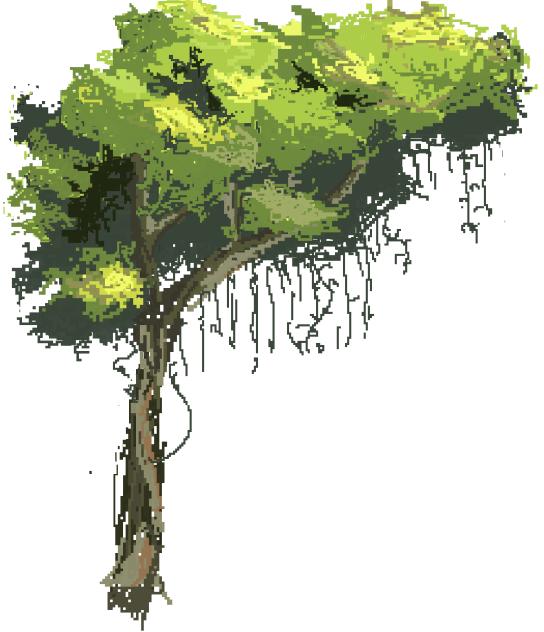pixel tree 7 - ibisPaint