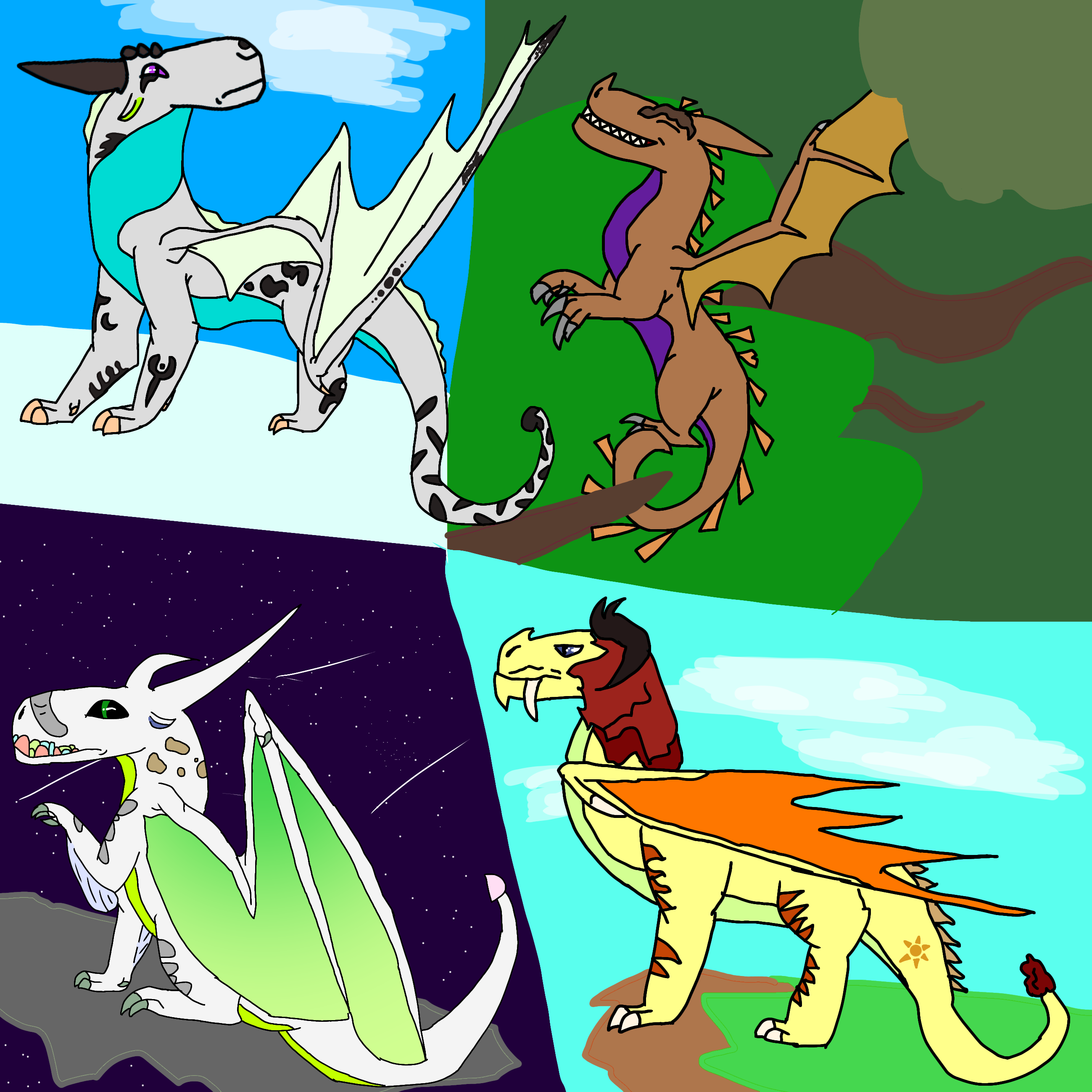 Used wing bases - ibisPaint