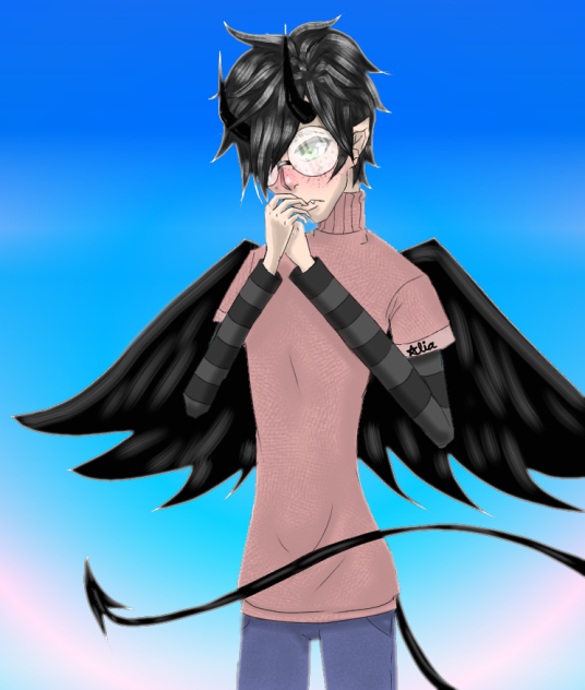 Gacha Character “Shadow” 🖤 - ibisPaint