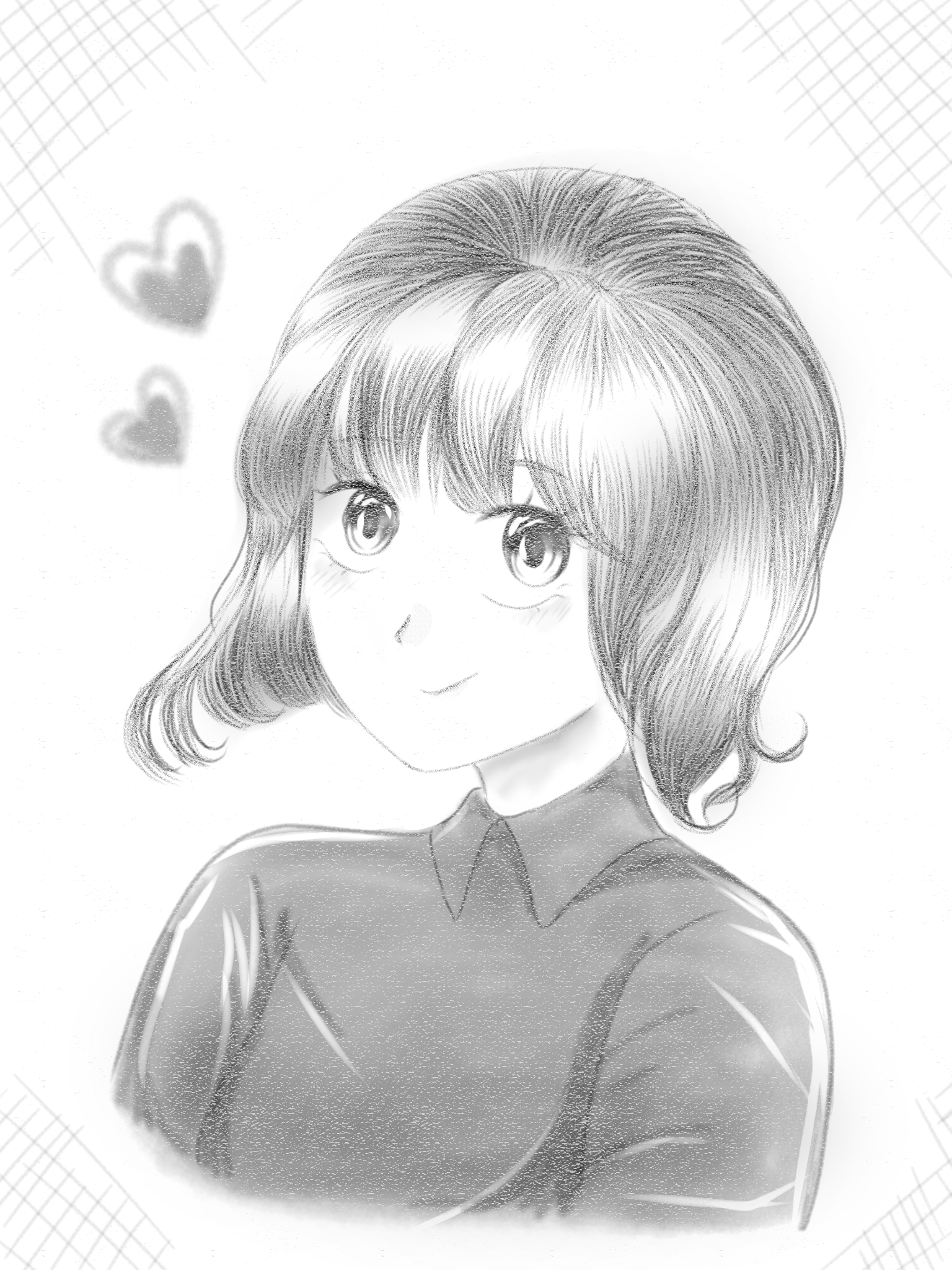 Cara pencil shading - ibisPaint