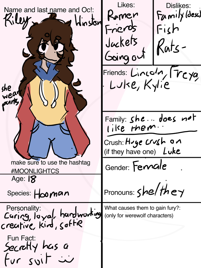 MOONLIGHT CHARACTER SHEET - ibisPaint