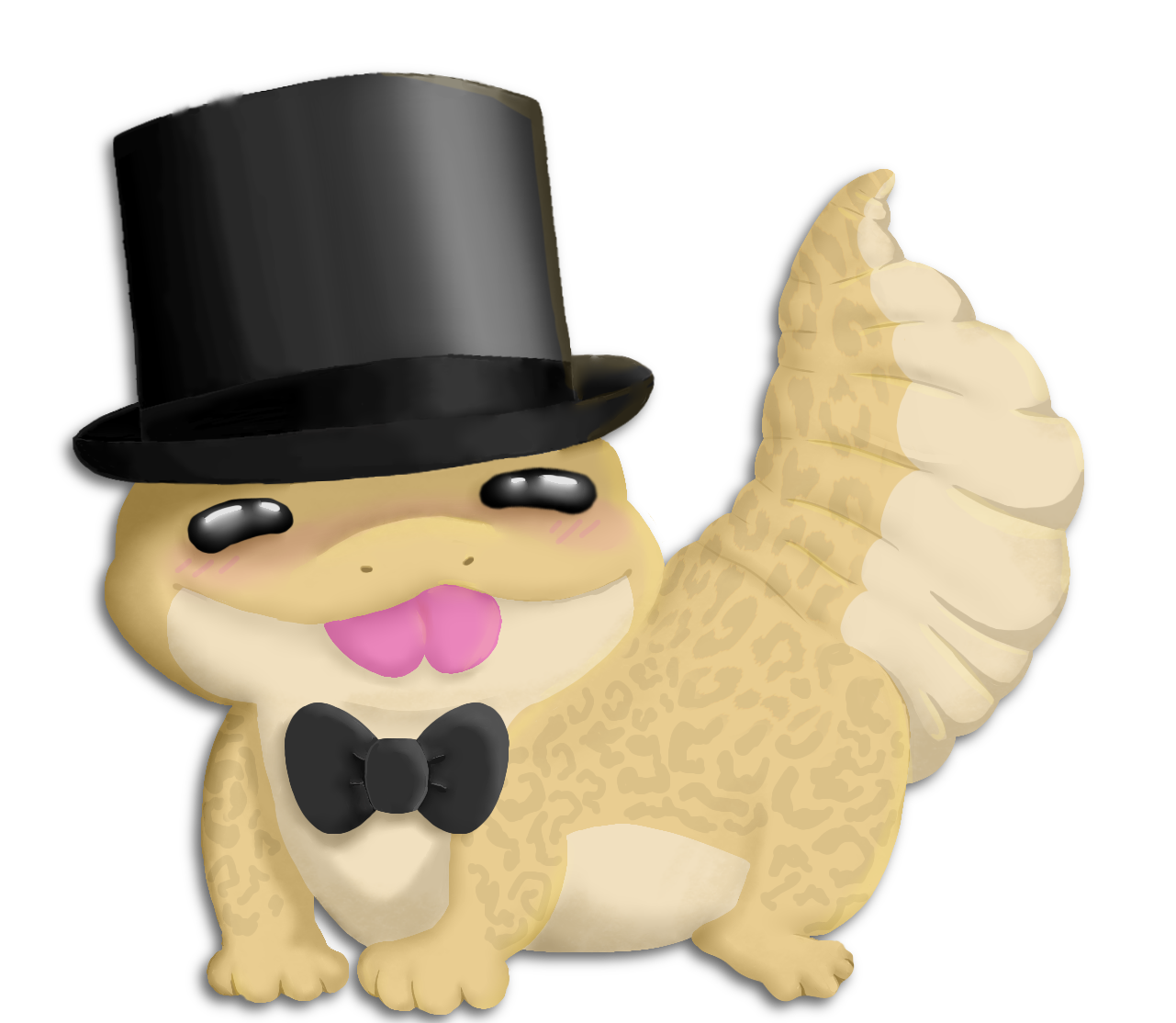 Lil'geeko with top hat - ibisPaint