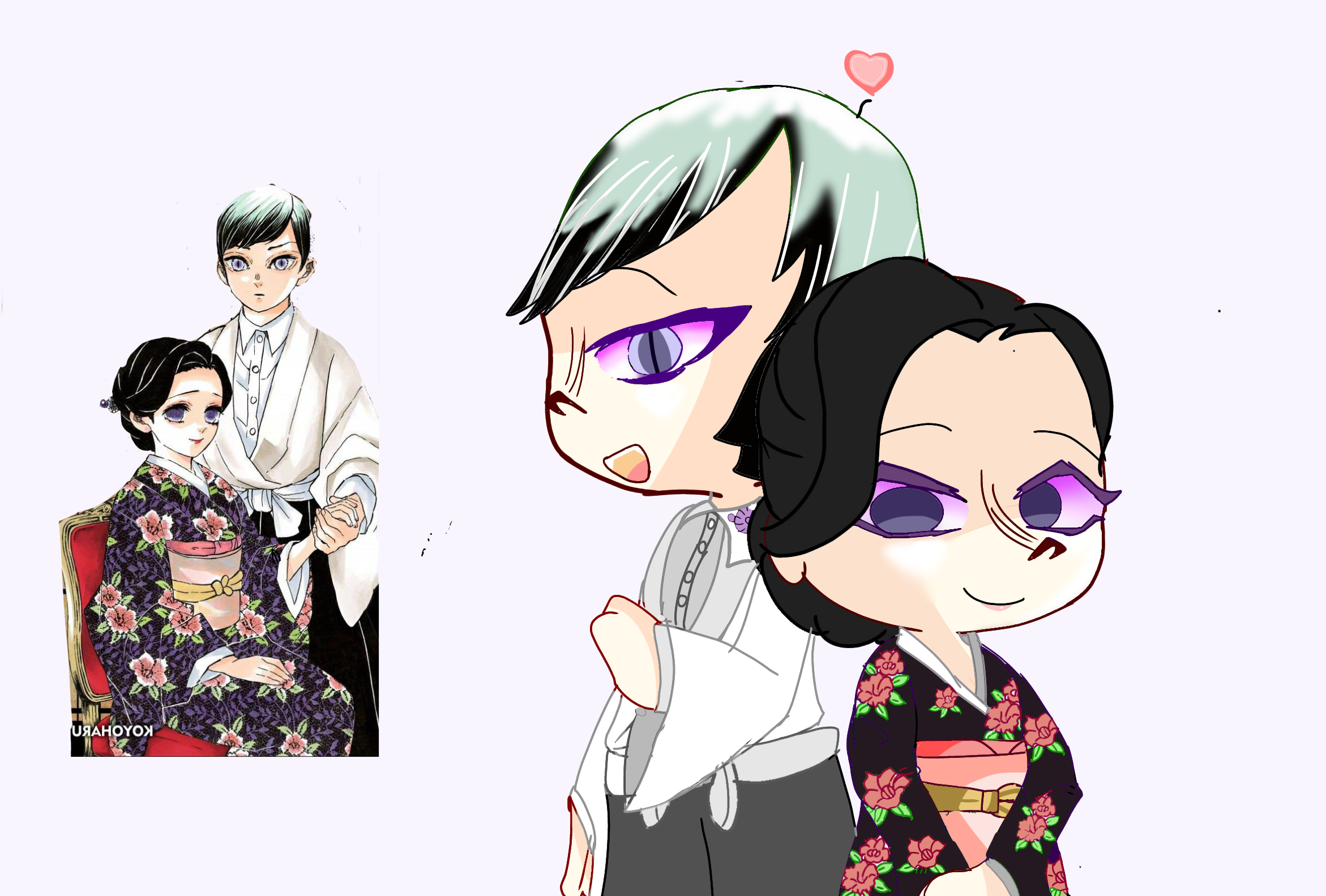 Demon slayer-Lady Tamayo And Yushiro - ibisPaint