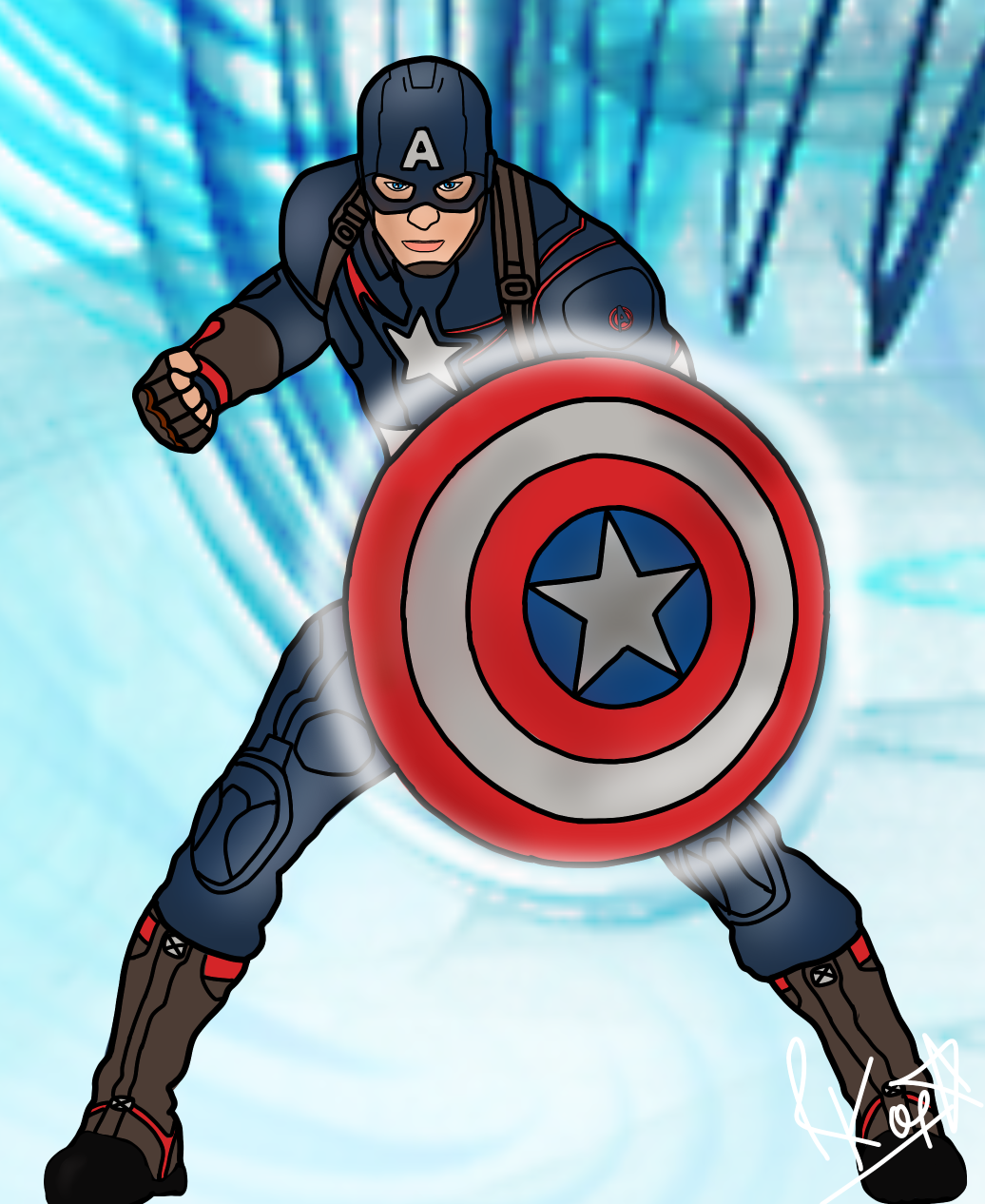 Captain America - ibisPaint