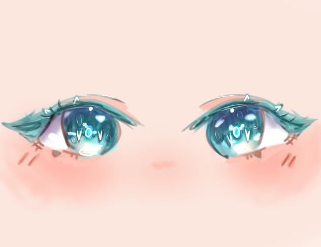 💙 ocean blue eyes 💙 - ibisPaint
