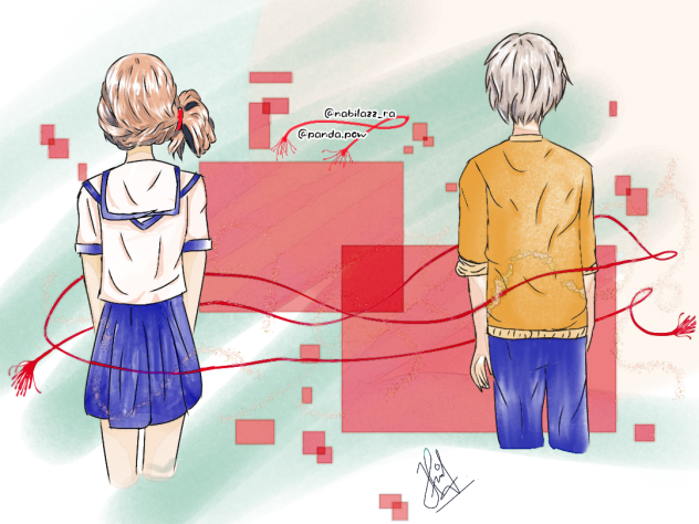 benang merah - ibisPaint