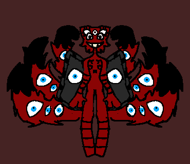 My HH Oc (Violet) In her true form - ibisPaint