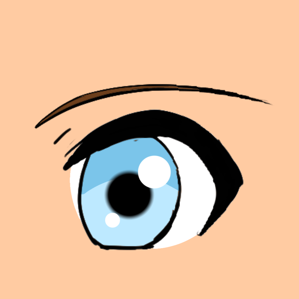 Eye colouring👀🩵 - ibisPaint