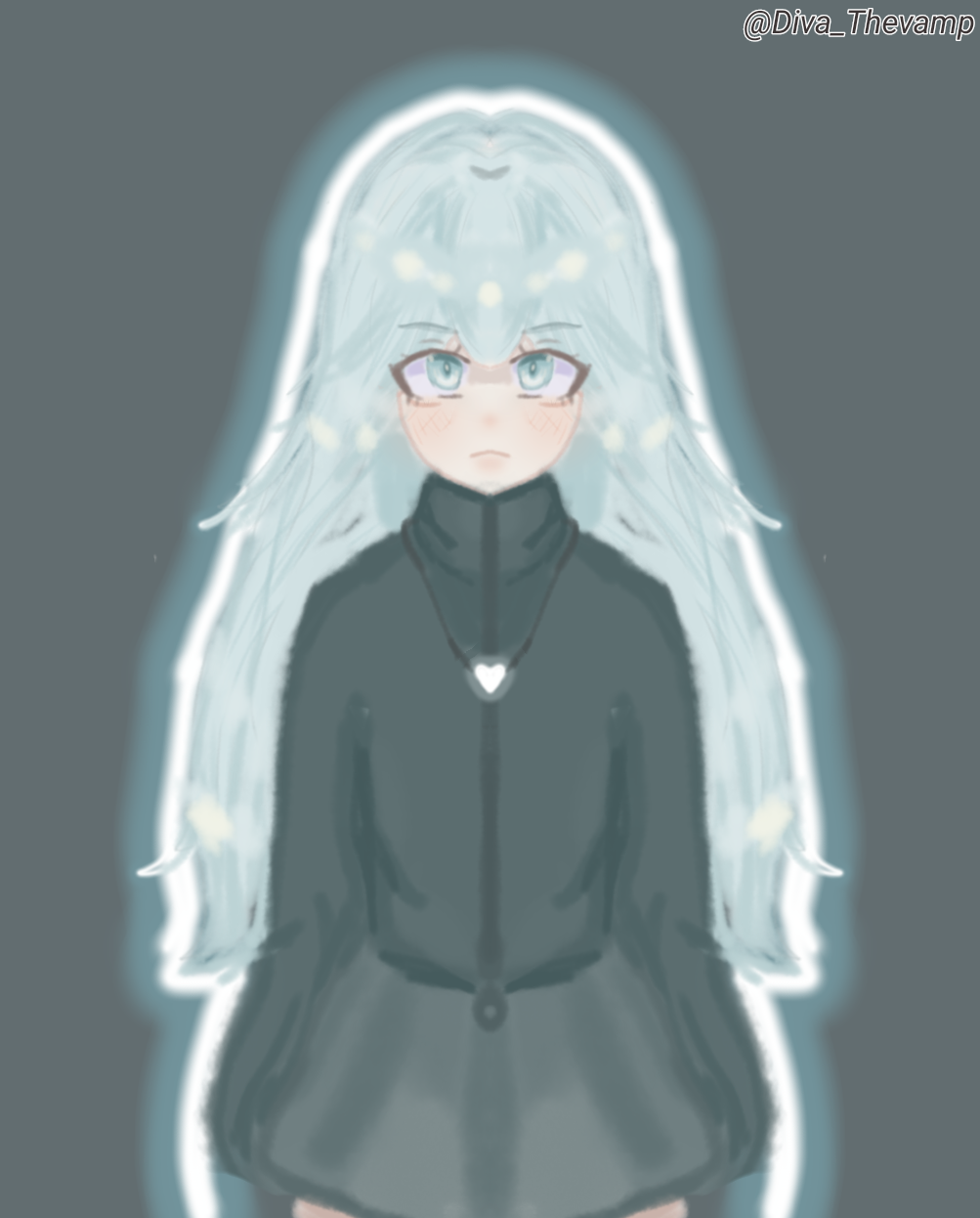 blue magical girl idk - ibisPaint