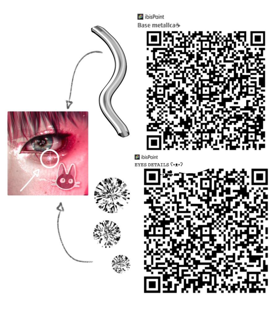 brush qr code. - ibisPaint