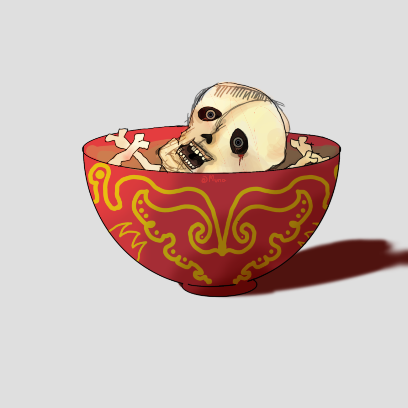 Bowl of bones - ibisPaint
