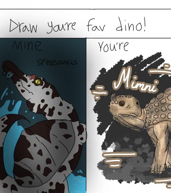 ☙Dinosaurs with potatogoober - ibisPaint