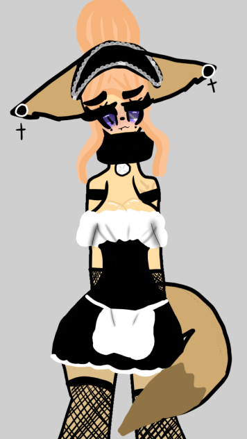 Blonde maid - ibisPaint