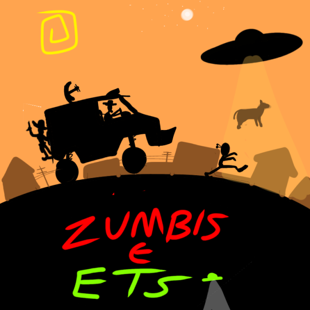 zombies and ETs - ibisPaint