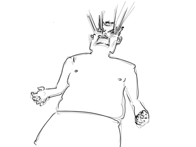 angry man - ibisPaint