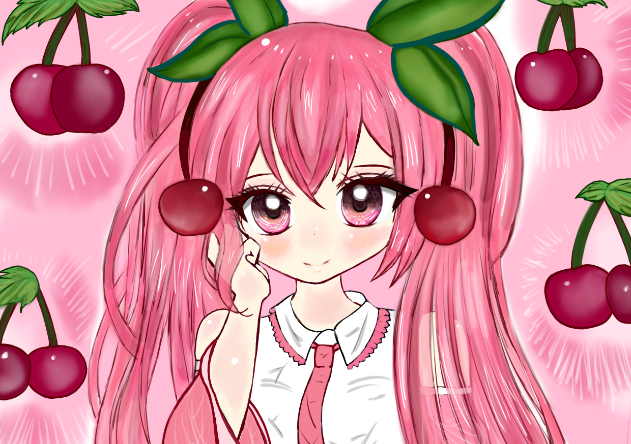 Cherry Cherish Miku - ibisPaint