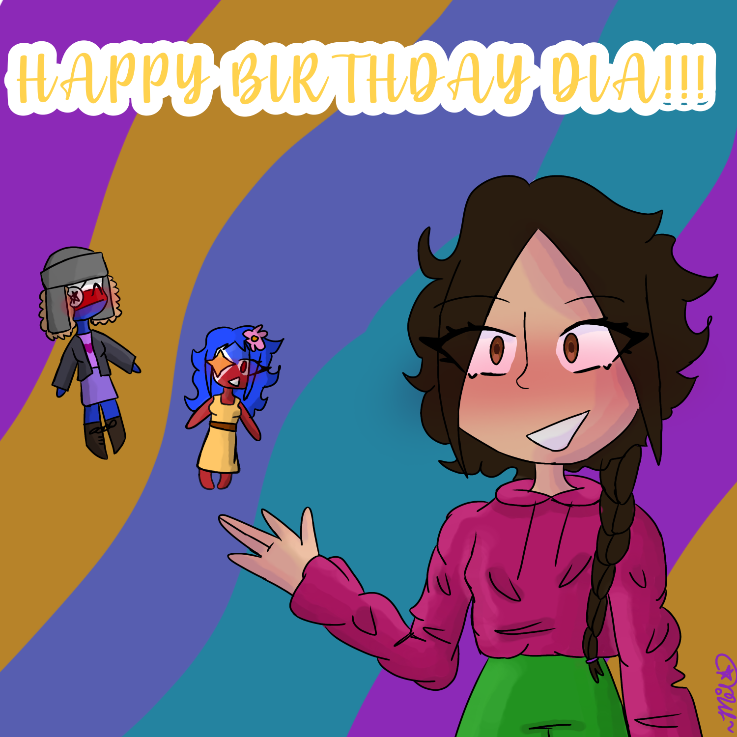 Happy Birthday Dia! 🎉🎉 - ibisPaint