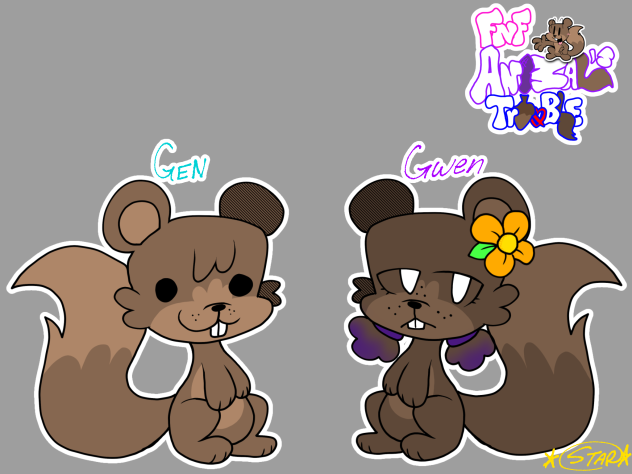 Fnf Animal’s Trouble “the Squirrels” - ibisPaint