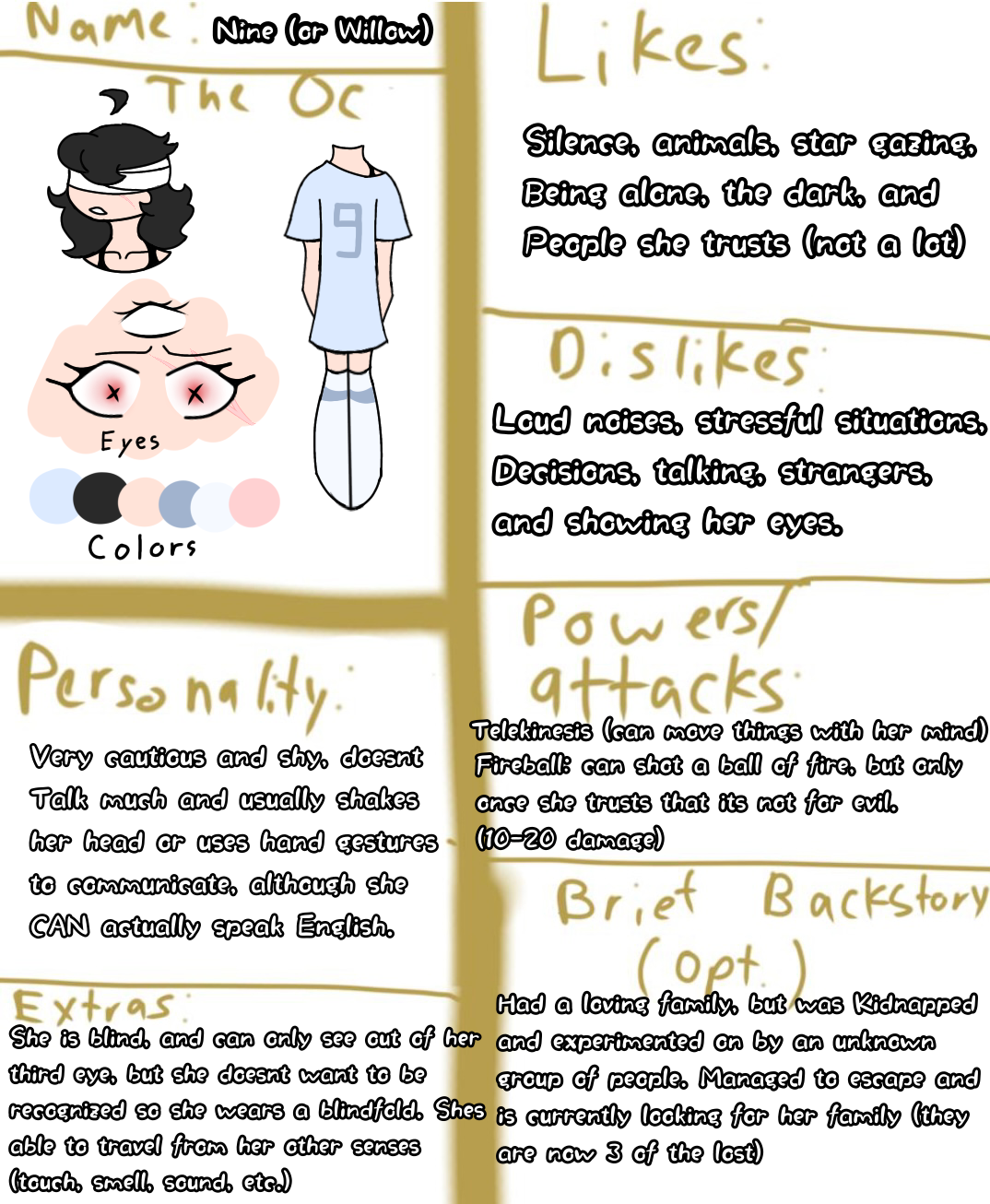 Another character sheet pt. 1 - ibisPaint