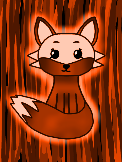 Orange fox - ibisPaint