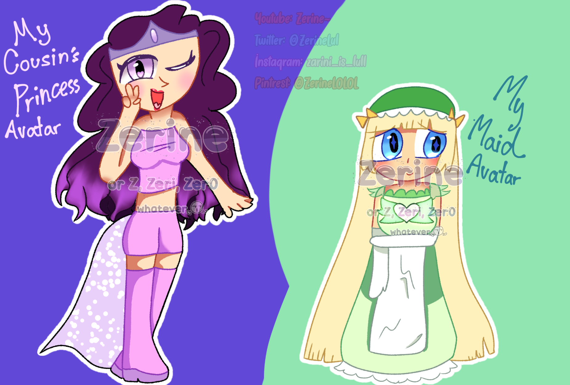 Royale High OCs by Me and My Cousin - ibisPaint