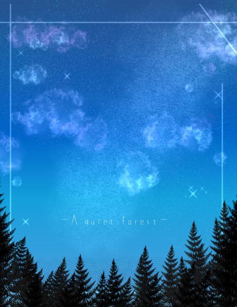－A quiet forest－ - ibisPaint