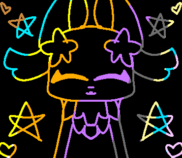 StarEevee with all Eeveelution Colors! - ibisPaint