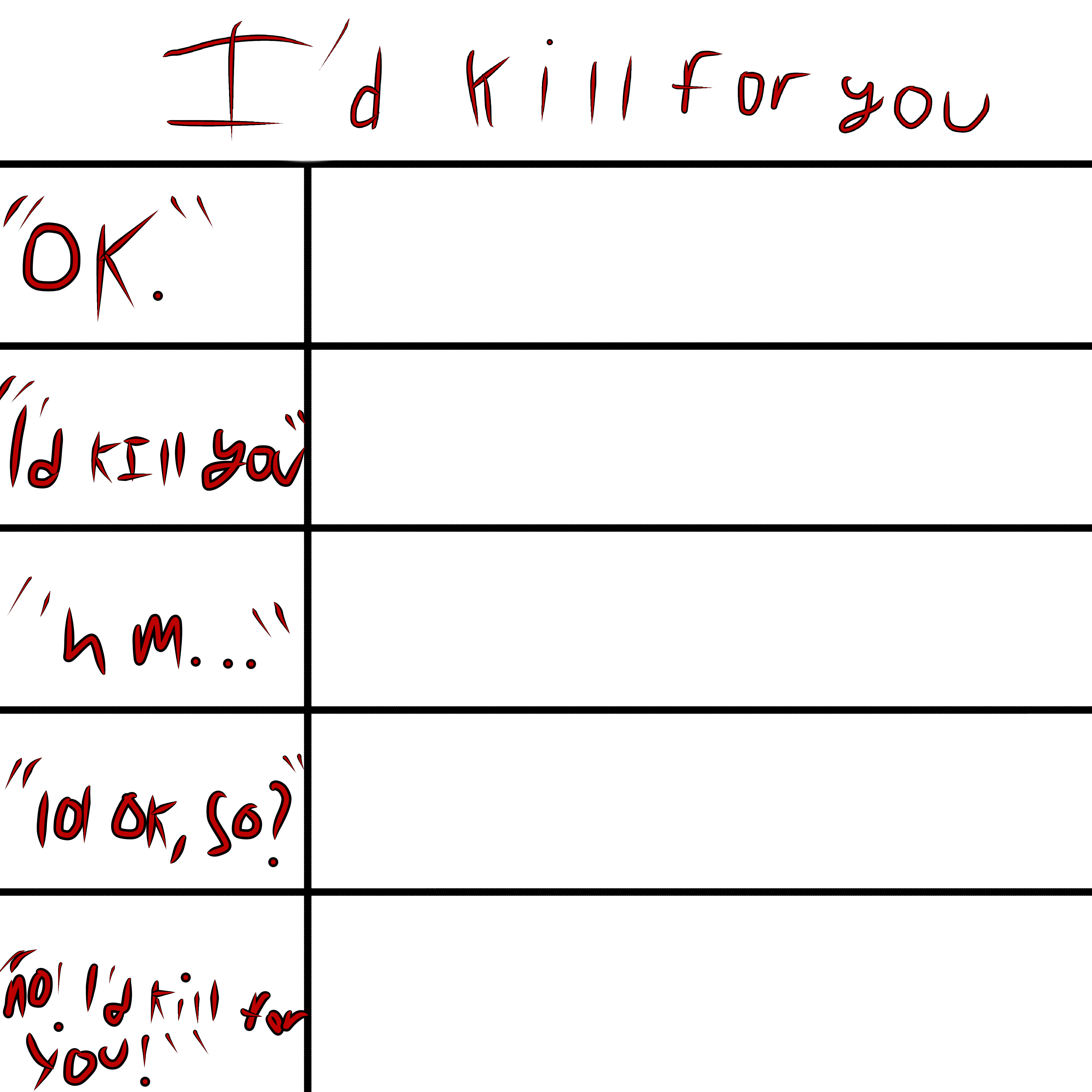 I’d kill for you collab - ibisPaint