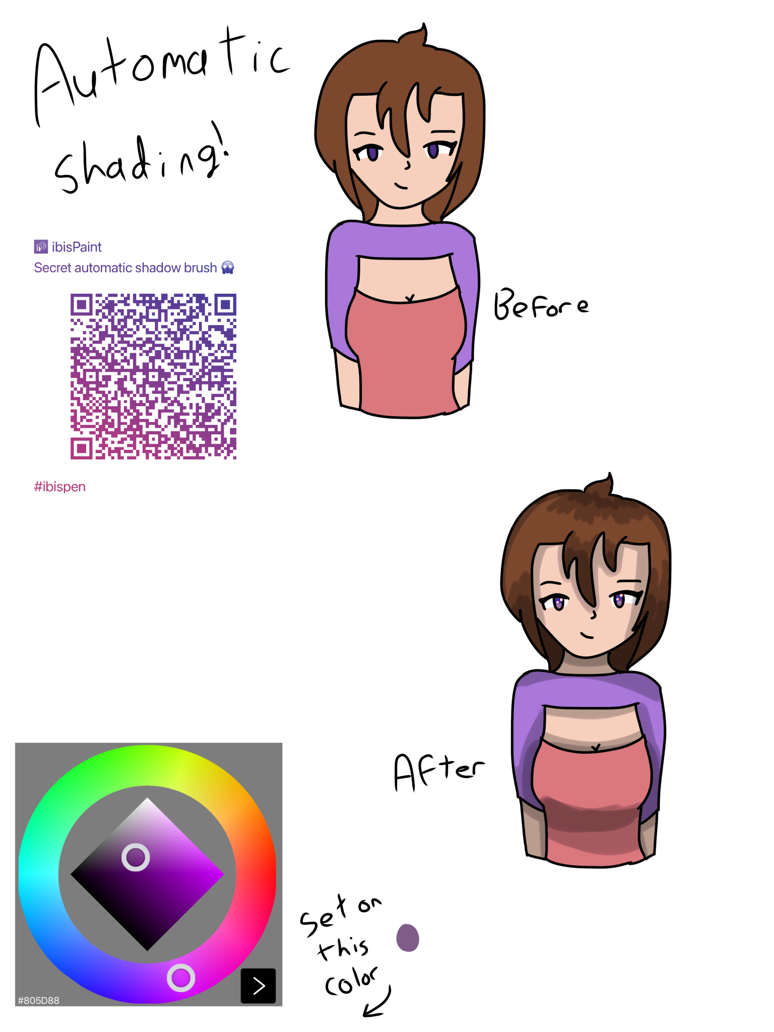 Automatic shading brush - ibisPaint