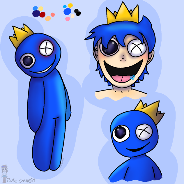 rainbow friends blue - ibisPaint