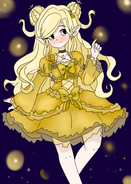 Cassy The Golden Star Goddess - ibisPaint