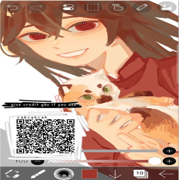 Créditos al autor - ibisPaint