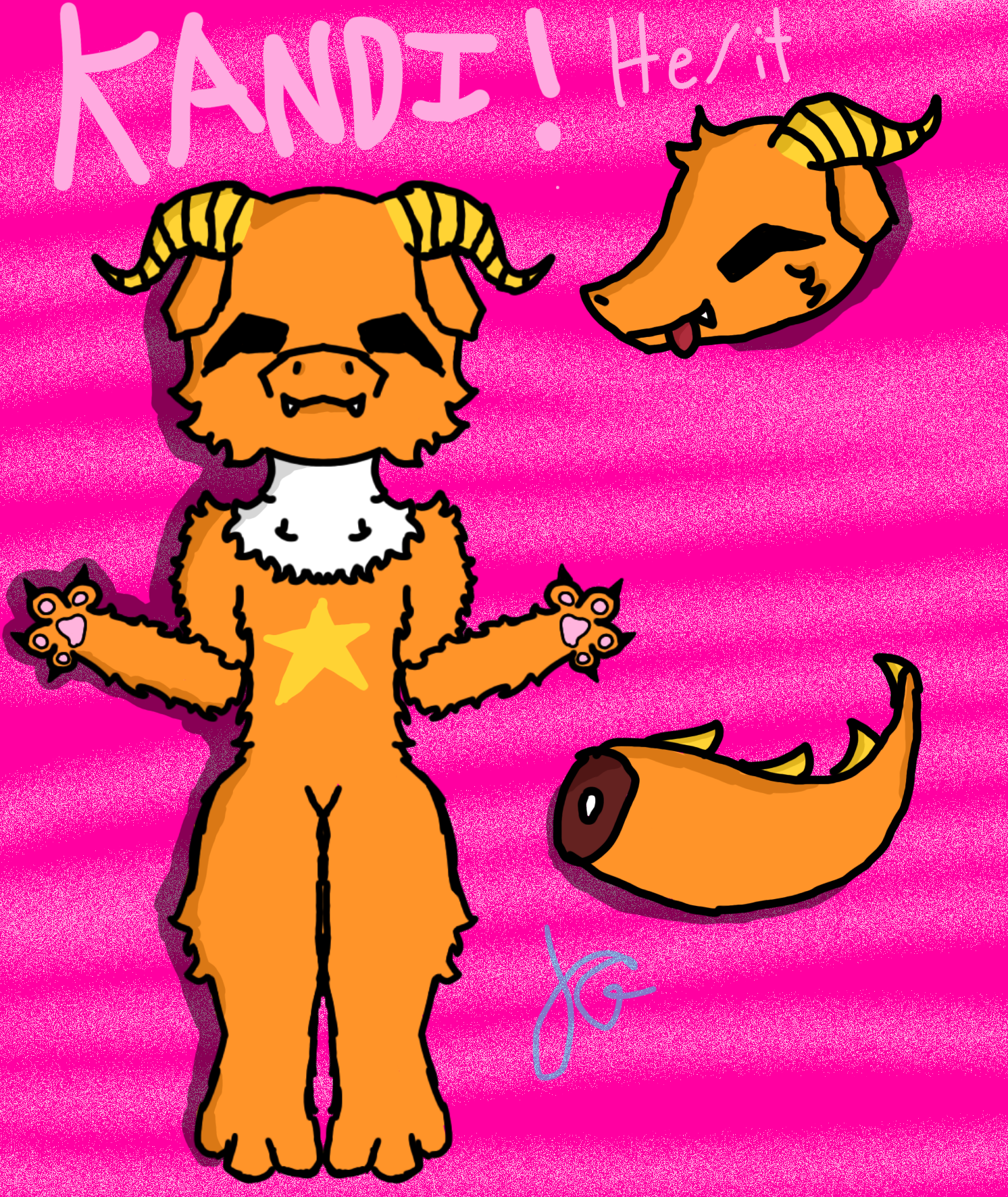 MY FURSONA, KANDI 🍭🍬🐲 - ibisPaint