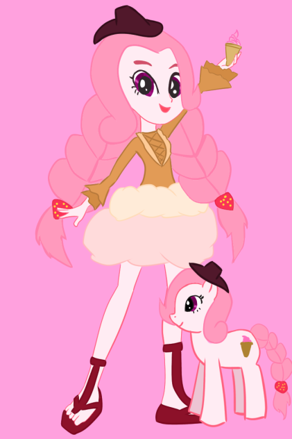 Strawberry ice-cream pony! - ibisPaint
