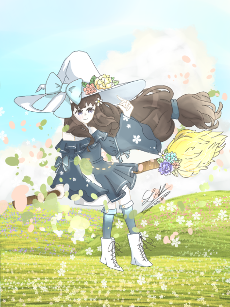 Flower witch - ibisPaint